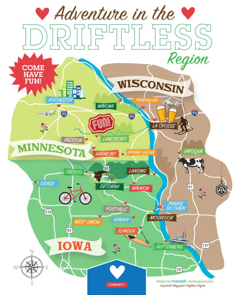 Inspire(d) Manifesto + Driftless Region Map! » I Love Inspire(d)
