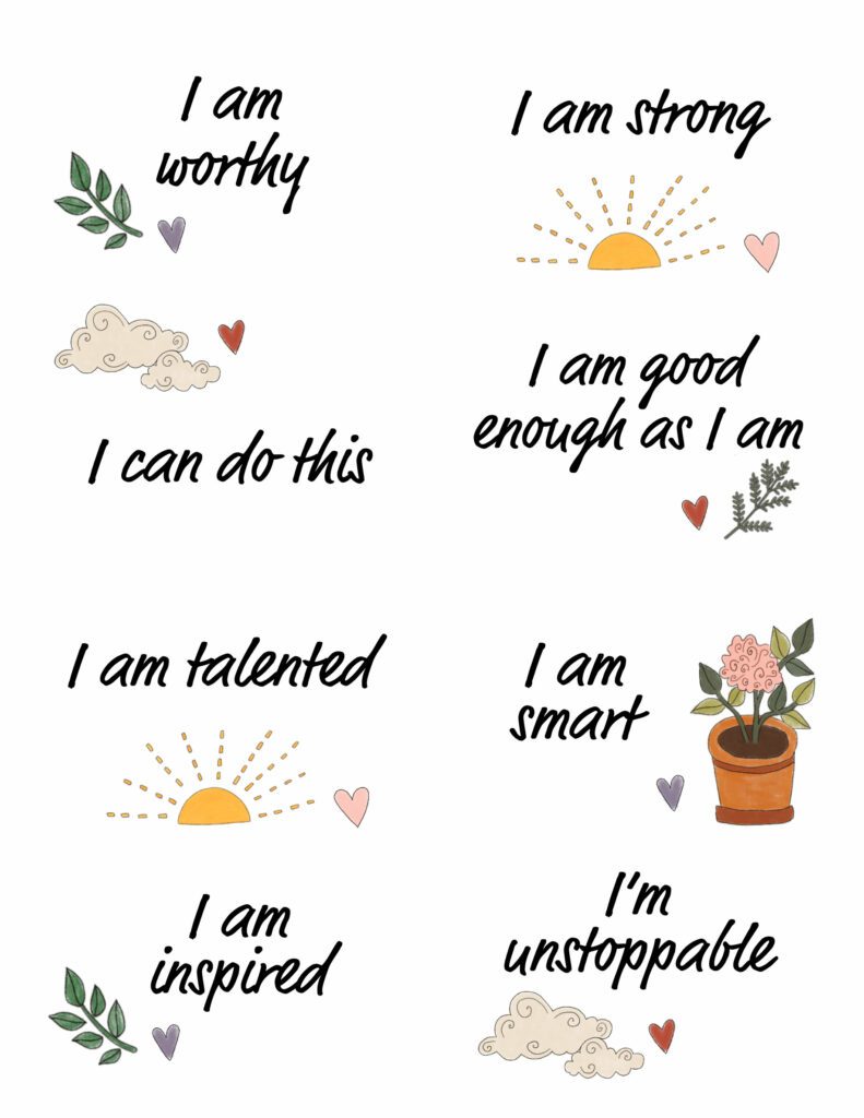 DIY Affirmation Cards » I Love Inspire(d)