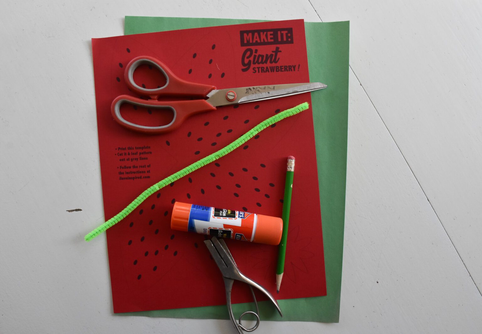 Giant Paper Strawberry Box » I Love Inspire(d)